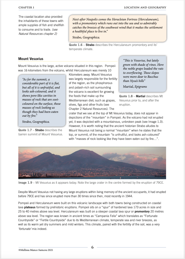 Pompeii and Herculaneum: Student Workbook (Third Edition) – Aphrodite ...